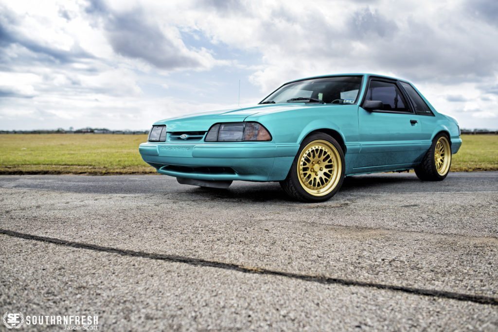 Teal Ford Mustang Fox Body - CCW Classic Forged Wheels - CCW Wheels