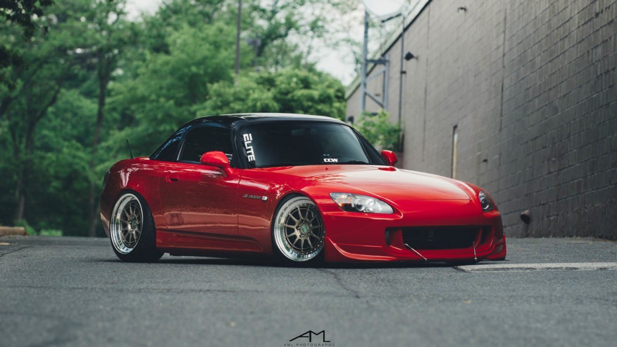 Red Honda S2000 - CCW D11L Forged Wheels - Bronze - CCW Wheels