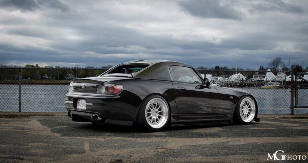 Black Honda S2000 - CCW D11L Forged Wheels - Brushed - CCW Wheels