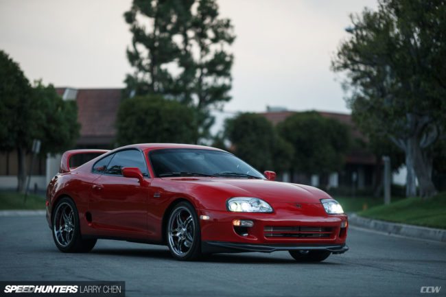 Red Toyota Supra Targa Turbo - CCW SP505 Forged Wheels - CCW Wheels