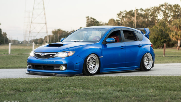 Blue Bagged Stinkeye Subaru WRX - CCW D11L Forged Wheels