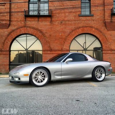 Silver Stone Mazda FD RX7 - CCW D240 Forged Wheels - CCW Wheels