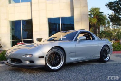 Silver Mazda FD RX7 - CCW Classic Forged Wheels - CCW Wheels