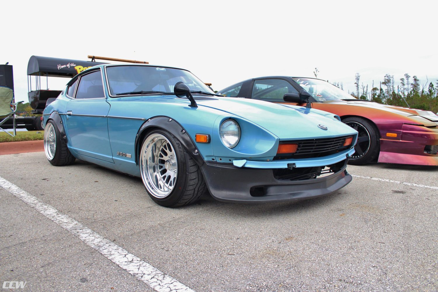 Blue Datsun 280Z - CCW Classic Forged Wheels - CCW Wheels