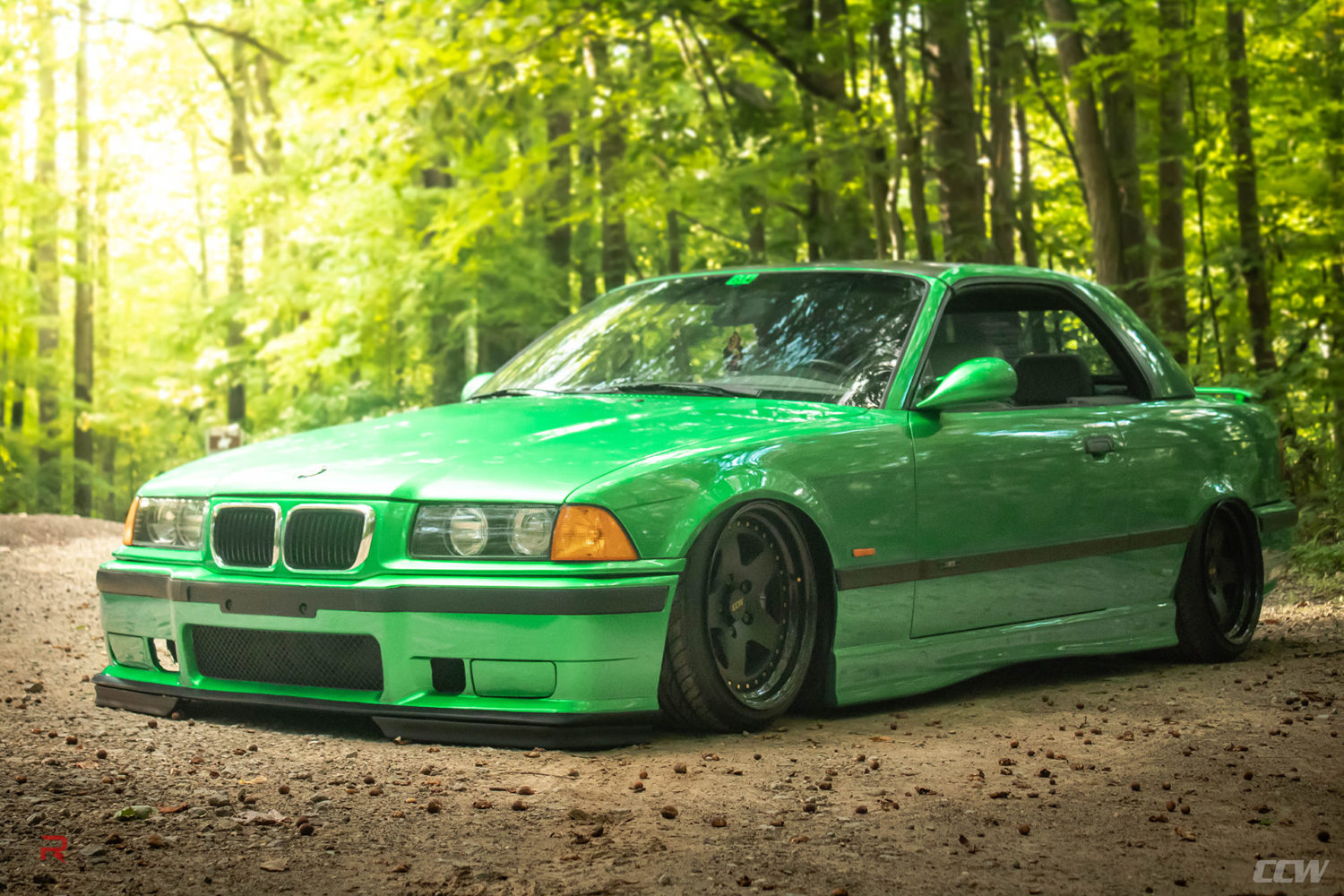 Green BMW E36 M3 - CCW Classic 5 Wheels - CCW Wheels