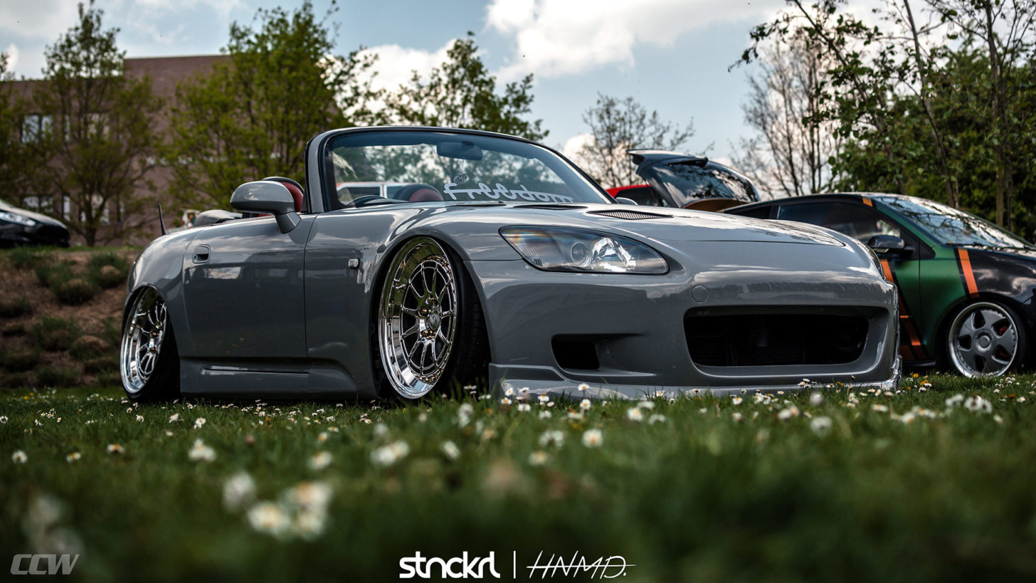 Nardo Battleship Gray Honda S2000 - CCW D11L Forged Wheels - CCW Wheels