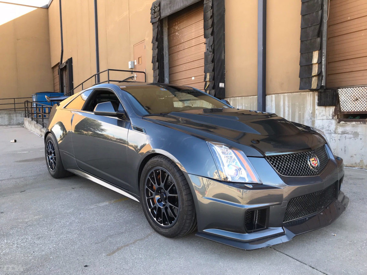 Metallic Gray Cadillac CTS-V - CCW C140 Wheels in Gloss Gunmetal