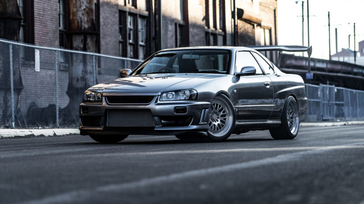 Red Nissan Skyline R32 GTR - CCW Classic Wheels in Matte Black - CCW Wheels