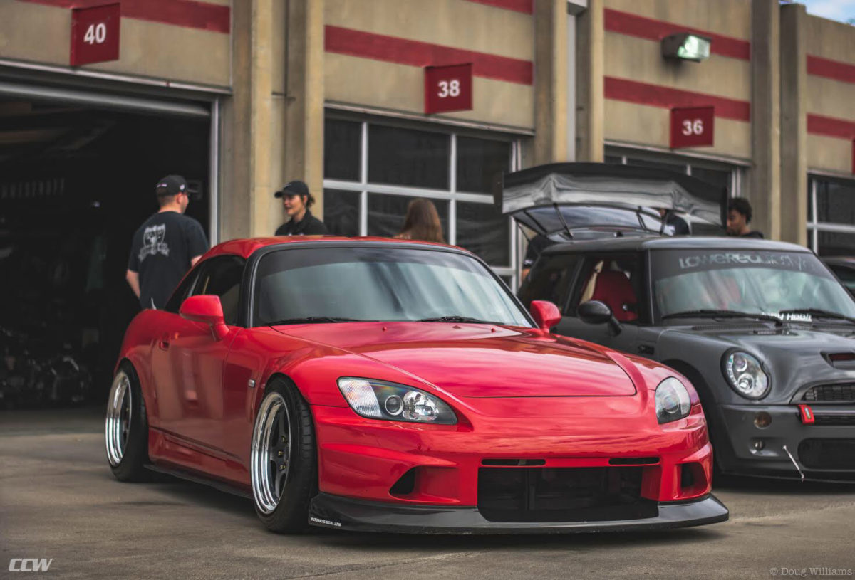 Red Honda S2000 AP1 - CCW LM5 Forged Wheels - CCW Wheels