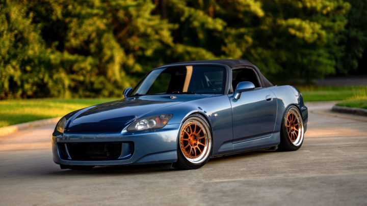 Blue Honda Civic Turbo - CCW LM20 Three-Piece Forged Wheels