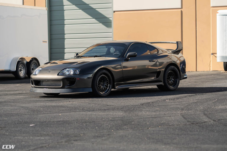Quicksilver Toyota Supra MKIV - CCW Classic Wheels in Matte Black W ...