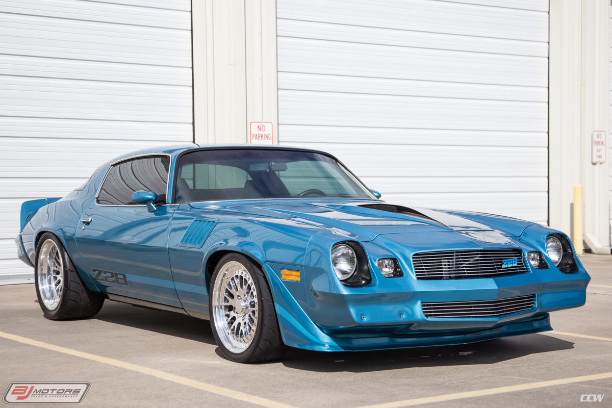 Blue 1979 Chevrolet Camaro Pro-Touring - CCW Classic / CCW Classic 2 Wheels