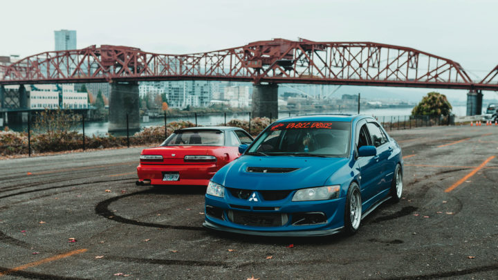 Teal Mitsubishi EVO 9 - CCW LM5 Forged Wheels - CCW Wheels
