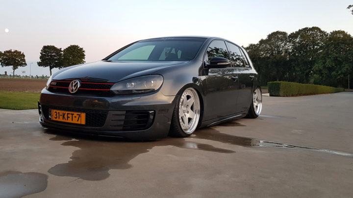 Green Metallic VW Golf MKVI GTI - CCW Classic 5 Wheels - CCW Wheels