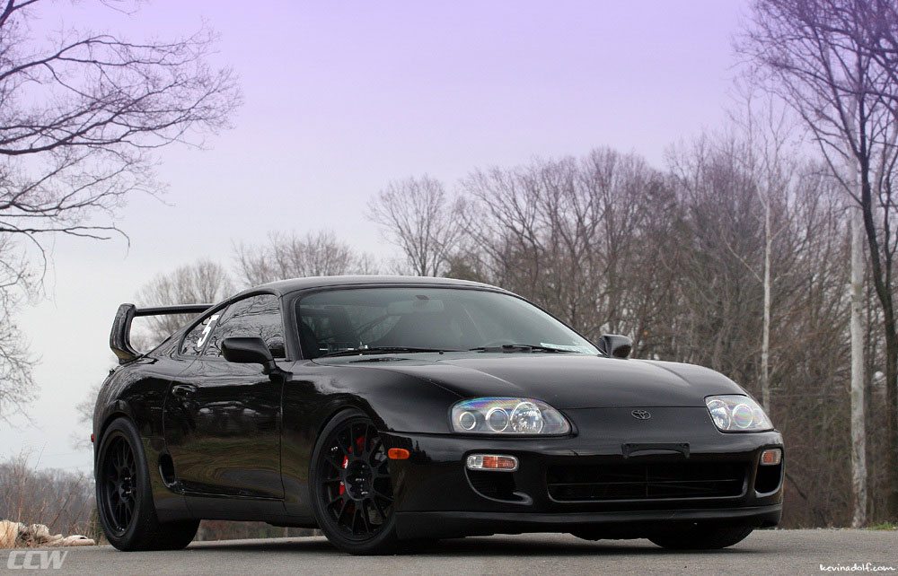 Black Toyota Supra - CCW C14 Forged Wheels