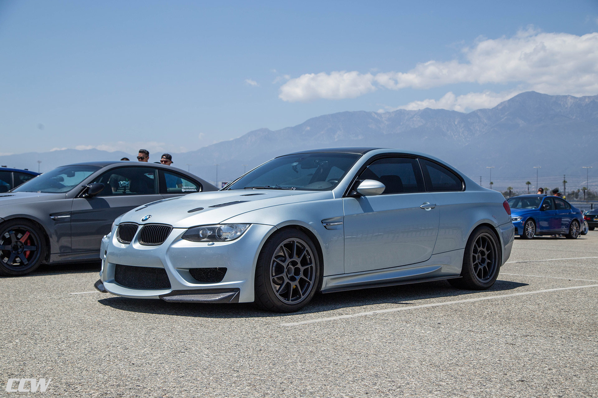 Silverstone Metallic II BMW E92 M3 - CCW C10 Monoblock Wheels